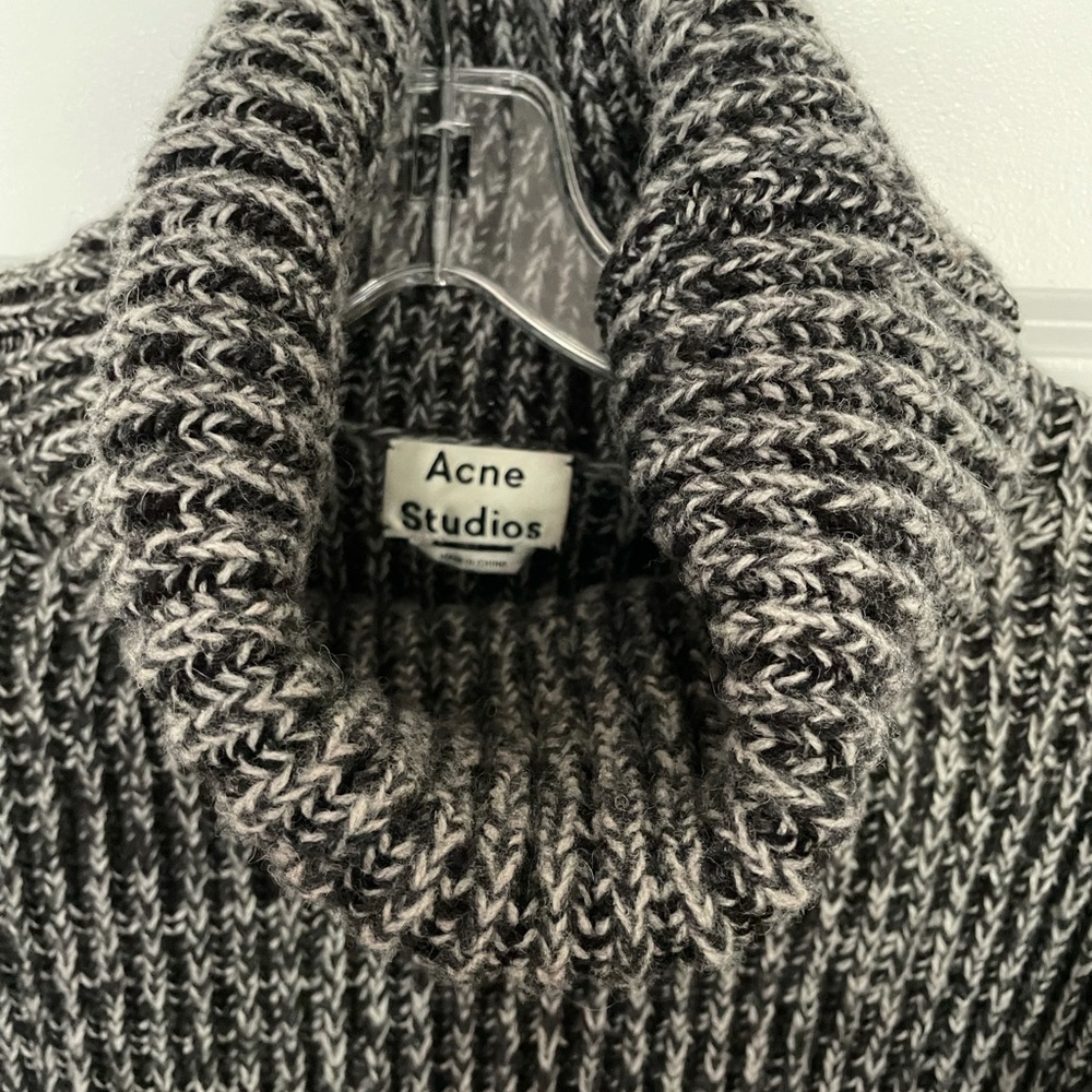 Acne Studios Black And White Tweed Pattern - Gem